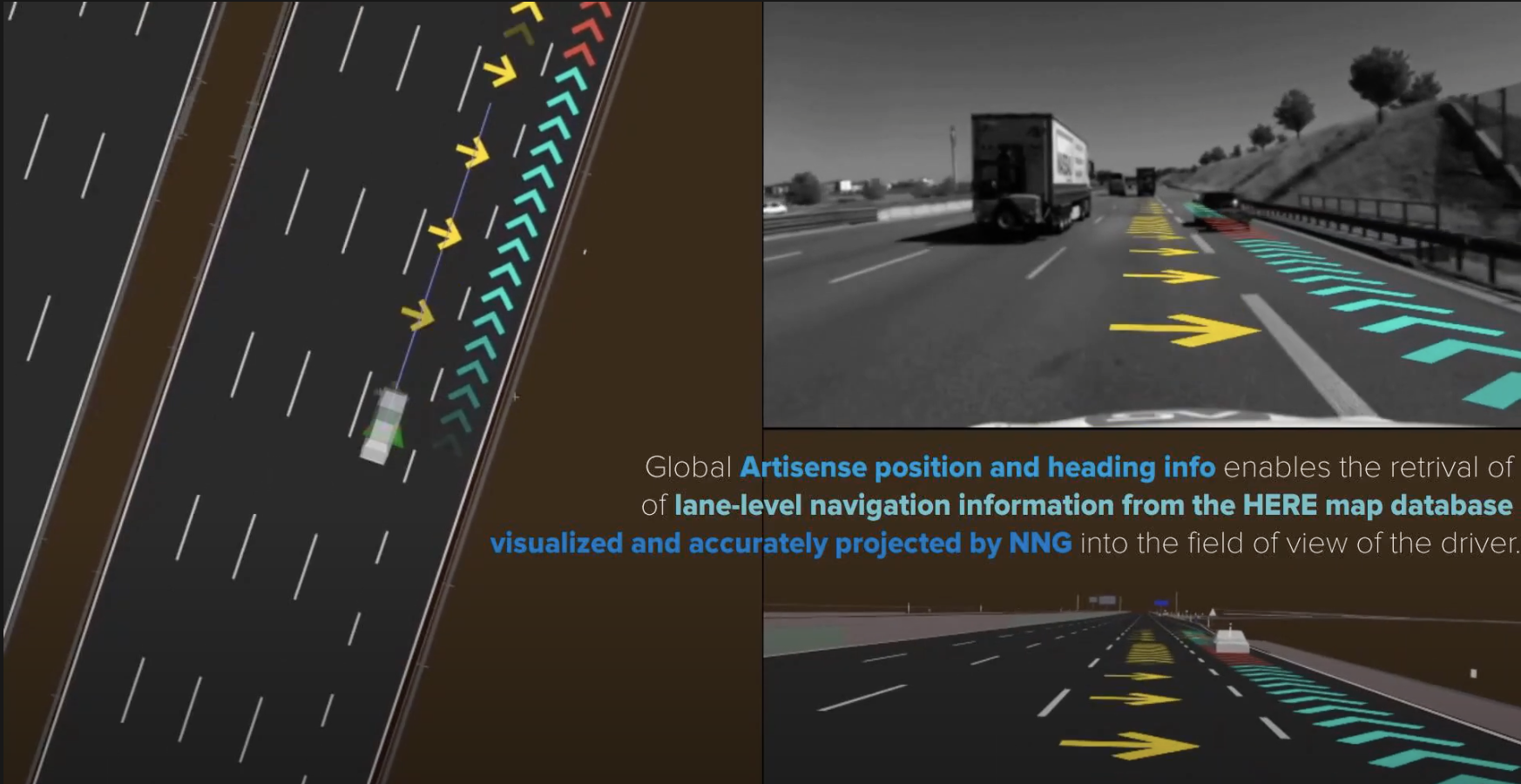 Artisense demonstrates its lane-level positioning capability for ...