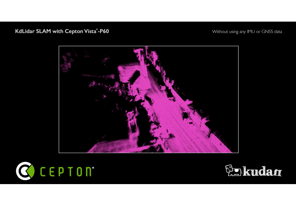 Kudan 3D-Lidar SLAM with Cepton’s latest Lidar in action | Kudan global