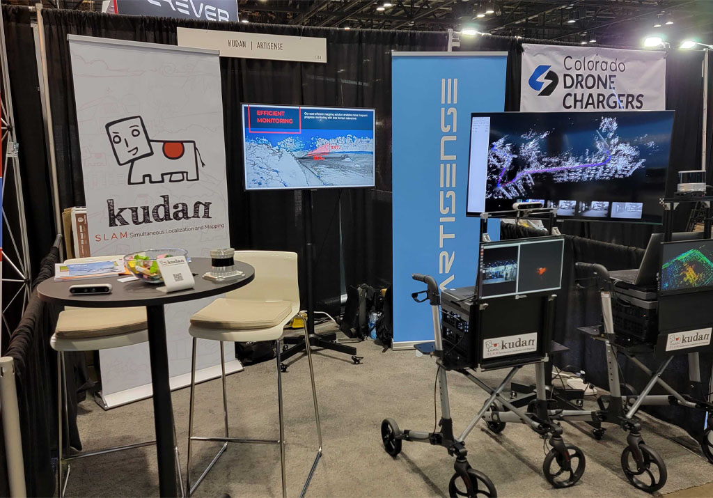 Visual & 3D Lidar SLAM showcase | AUVSI XPONENTIAL 2022 | Kudan global